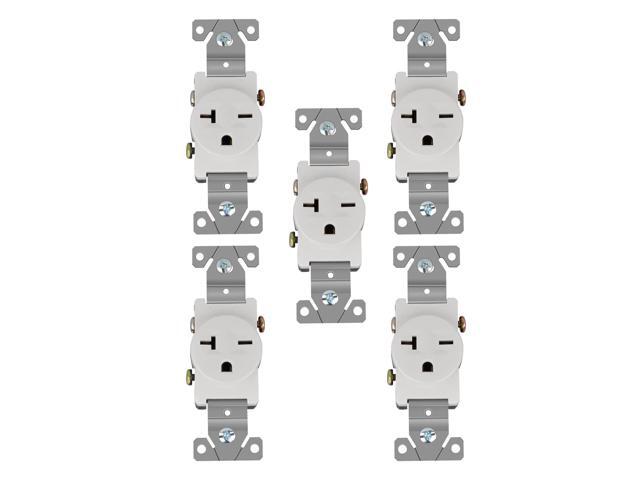 Click here for Single 20Amp 250V Wall Outlet Straight Blade Recep... prices