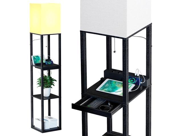 Click here for SUNMORY Floor Lamp with Shelves Modern Dimmable So... prices