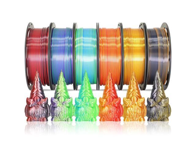 Click here for MIKA3D 6 Spools Bicolor Dual Color 1.75mm 3D Print... prices