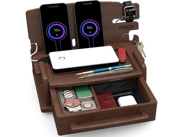 Click here for MED Wood Phone Docking Station with Drawer Nightst... prices