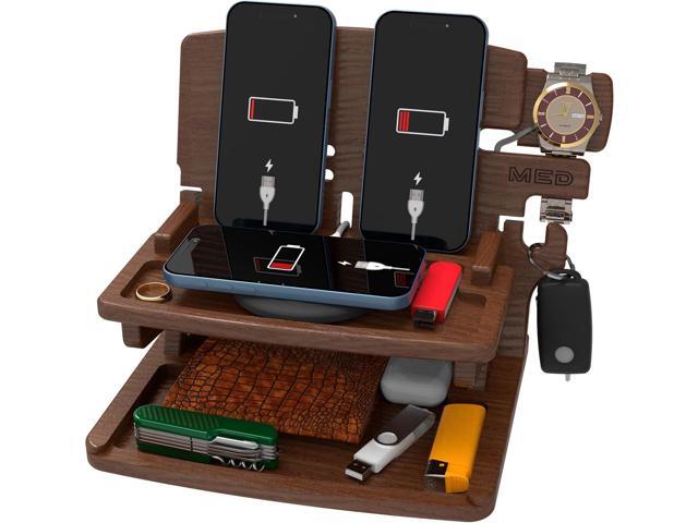 Click here for MED Wood Phone Docking Station for Men - Desk or N... prices