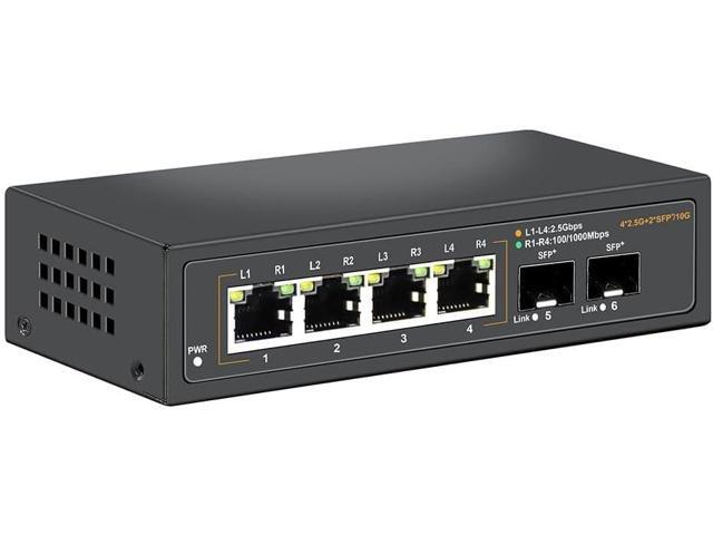 Click here for 2.5G Unmanaged Ethernet Switch with 4 x 2.5G Base-... prices