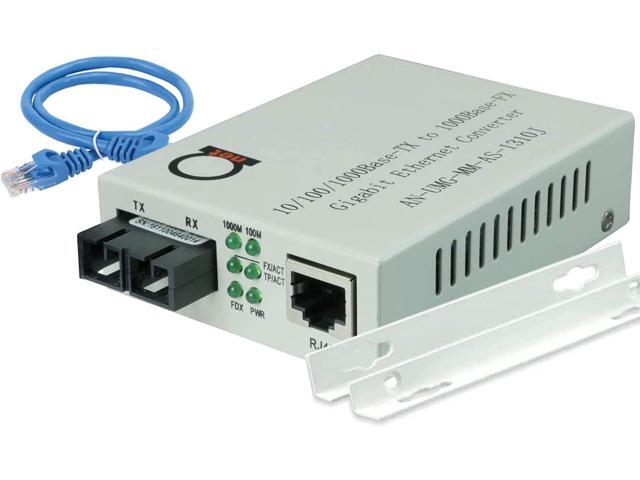 Click here for Multimode Gigabit Fiber Media Converter - Built-In... prices