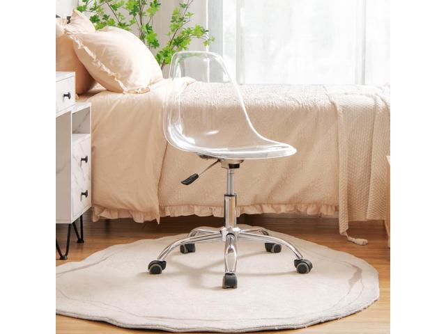 Click here for Giantex Acrylic Desk Chair  Clear Armless Office R... prices