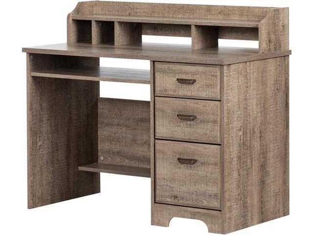 Click here for South Shore Versa  Weathered Oak Computer Desk wit... prices