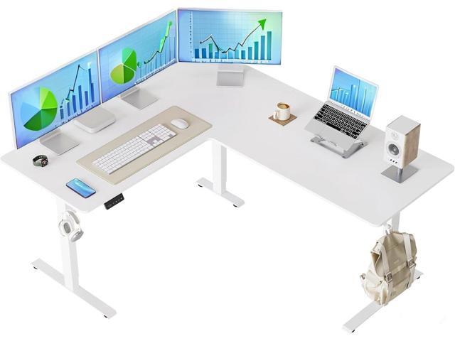 Click here for Cubiker 63 L-Shaped Standing Desk - Adjustable Cor... prices