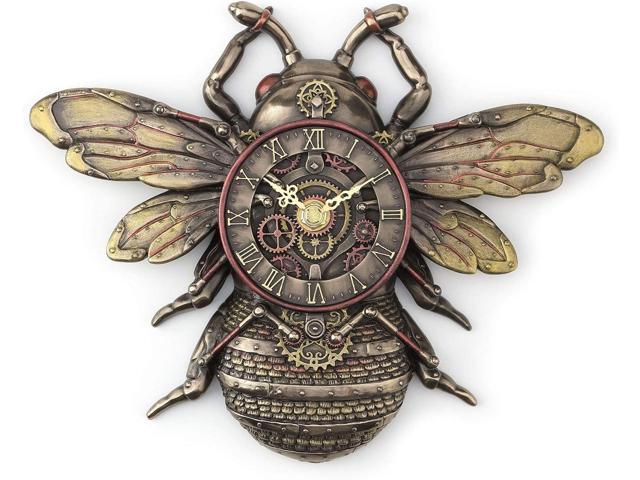 Click here for Veronese Design 10 1/4 Steampunk Bee Clock Cold Ca... prices