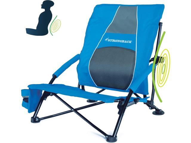 Click here for STRONGBACK Low Gravity Beach Chair with Built-in L... prices