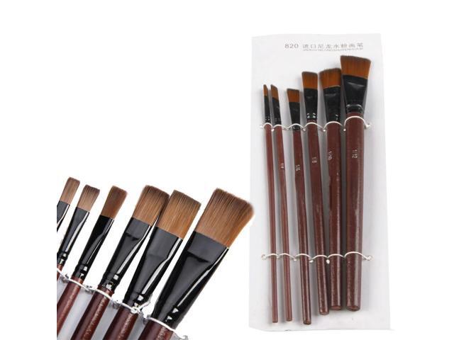 Click here for 6Pcs Nylon Acrylic Oil Paint Gouache Brushes For A... prices
