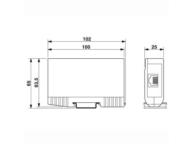 Click here for DT-LAN-CAT.6+ Attachment Plug For Phoenix DIN Rail... prices