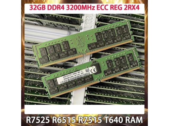 Click here for 32GB DDR4 3200MHz ECC REG 2RX4 RAM For R7525 R6515... prices