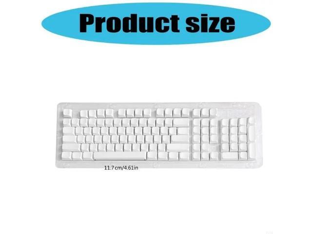 Click here for 104 Key White Blank Keycaps XDA Height PBT Keycap... prices