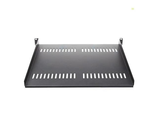 Click here for 1U Server Rack Shelf Cabinet Strong Steel Vented T... prices