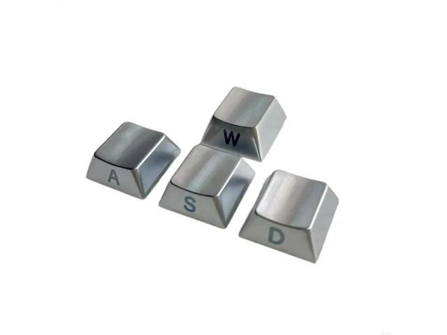 Click here for Zinc Alloy WASD Keycaps 4PCS Metal Keycap Side Eng... prices