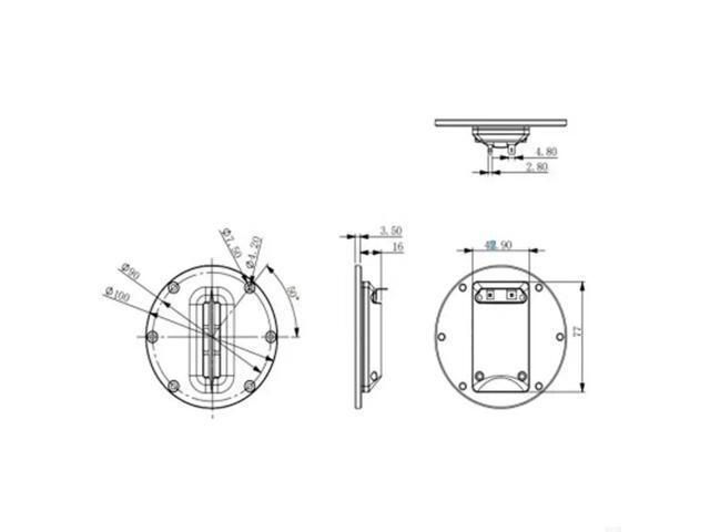 Click here for 10CM Ribbon Tweeter Speaker 8Ohm 15W Treble Horns... prices
