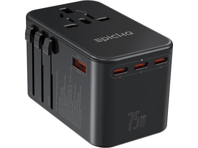 Click here for EPICKA Universal Travel Adapter  GaN 75W Internati... prices