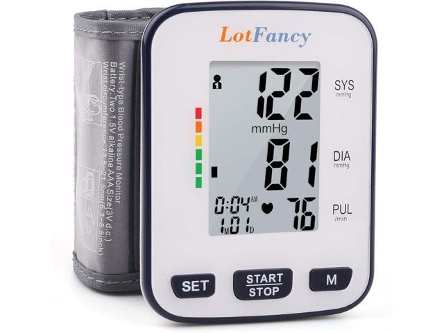 Click here for LotFancy Wrist Blood Pressure Monitor for Home Use... prices