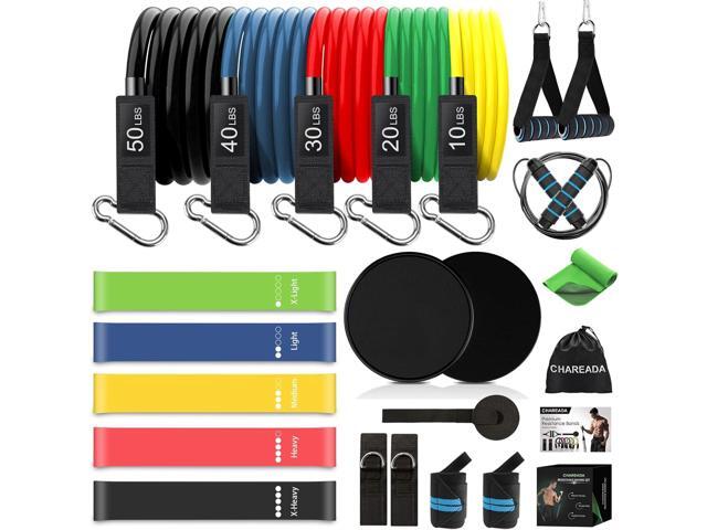 Click here for 23 Pack Resistance Bands Set Workout Bands  5 Stac... prices