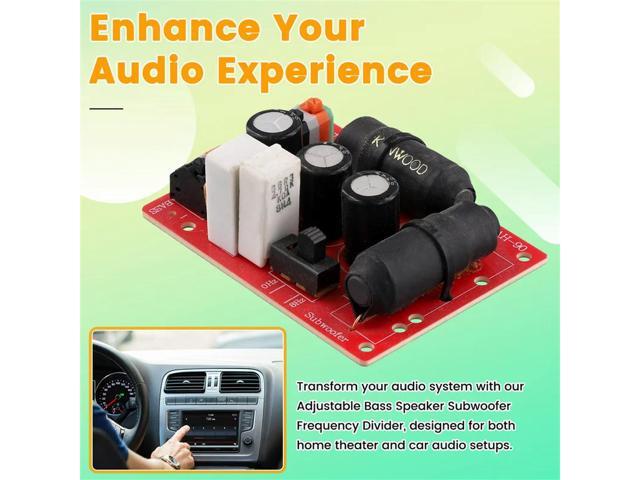 Click here for Adjustable Bass Speaker Subwoofer Frequency Divide... prices