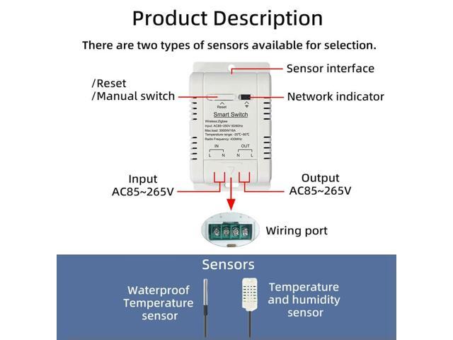 Click here for Tuya Zigbee Temperature Switch 16A Wireless Thermo... prices
