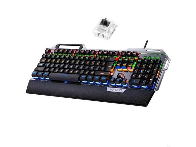 Click here for Waterproof Mechanical Gaming Keyboard 104 Keys Bac... prices