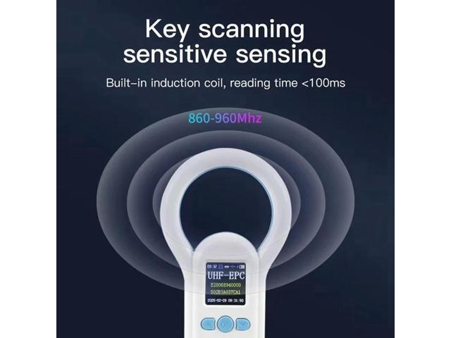 Click here for UHF RFID Tag Pet Microchip Reader 860-960Khz Handh... prices