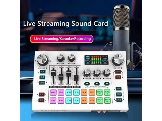 Click here for X7 Live Streaming Sound Card Voice Changer DJ Mixe... prices