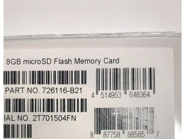 Click here for 726116-B21 738576-001 8G 8GB microSD mainstream fl... prices