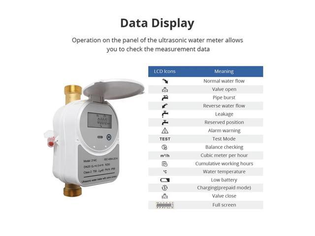Click here for Tuya Zigbee Ultrasonic Water Meter DN15 With Valve... prices