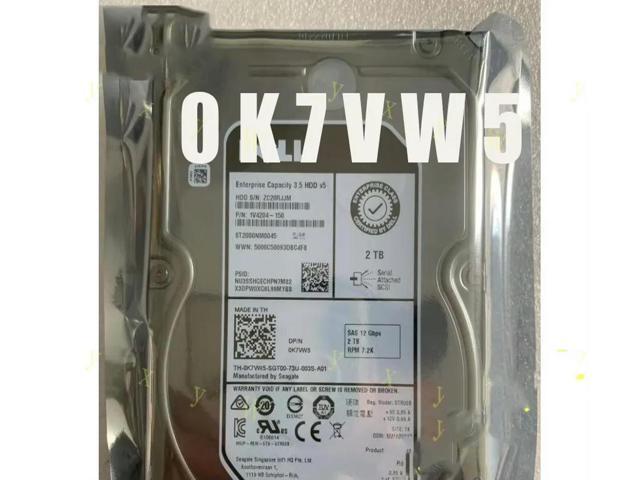 Click here for 0K7VW5 2TB HDD 7.2K 12Gb 3.5 SAS ST2000NM0045 P/N:... prices