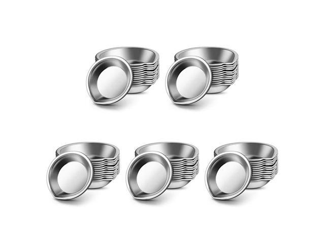 Click here for 60Pcs Makeup Palette Stainless Steel Small Round P... prices