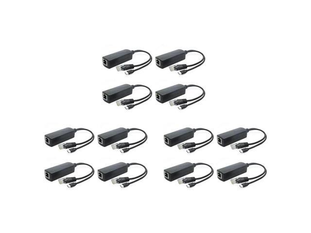 Click here for 12-Pack 5V Poe Splitter  48V To 5V 2.4A Adapter Wi... prices