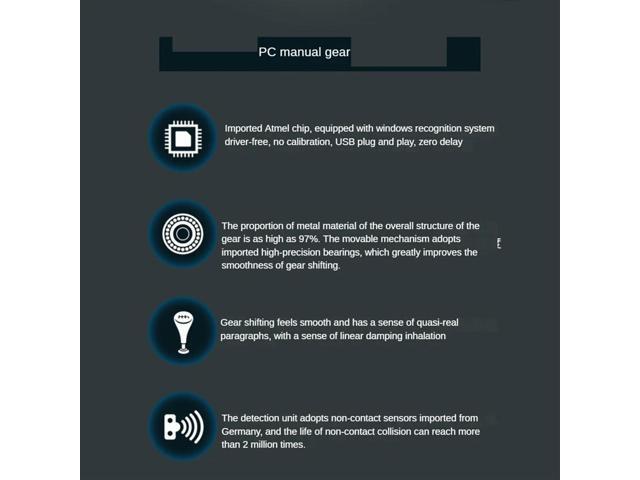 Click here for PC USB H Gear Shifter With Bracket for for Thrust_... prices
