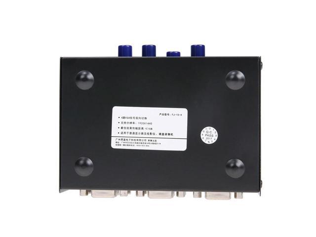 Click here for 4 Port VGA Splitter Box 1 in 4 Out 4 PC To 1 Monit... prices