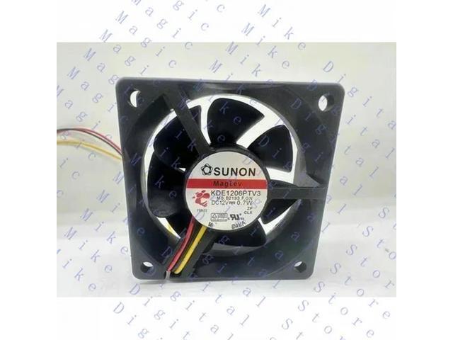Click here for FOR 6025 KDE1206PTV3 DC12V 0.7W 60*25MM Fan prices