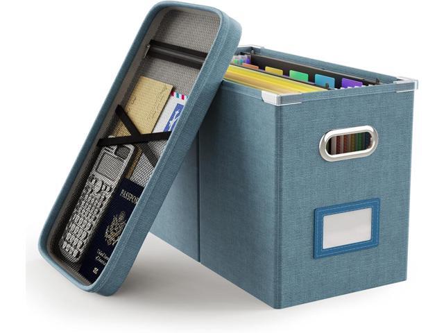 Click here for Oterri File Organizer Box with Lid  Hanging Filing... prices