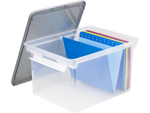 Click here for Storex Portable File Tote with Locking Handles  Le... prices