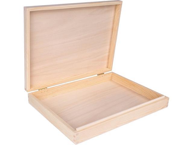 Click here for A4 Wooden Storage Box Unpainted Plain Flat 13.38 x... prices