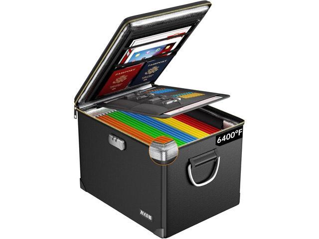 Click here for Fireproof Document Box Hard Case File Organizer wi... prices