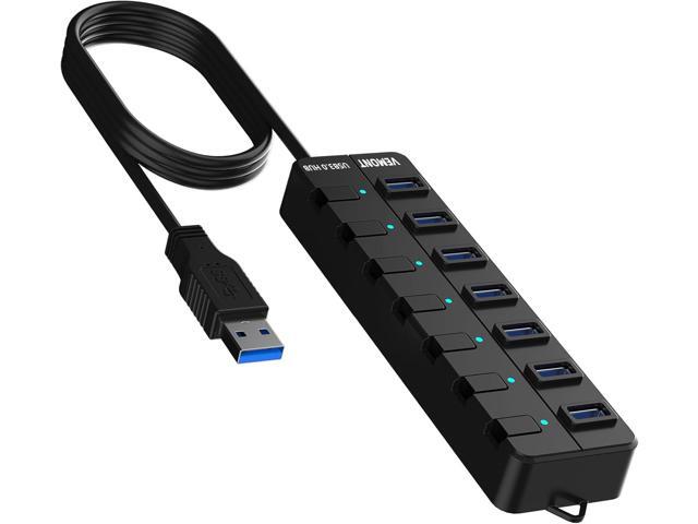Click here for VEMONT 7-Port USB 3.0 Hub (Equipped with a 4-Foot... prices