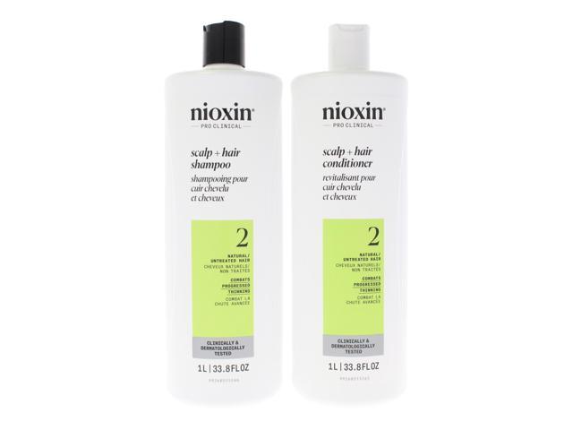 Click here for System 2 Duo by Nioxin for Unisex - 2 x 33.8 oz Sh... prices