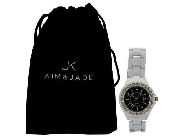 Click here for 2033L-WB White Stainless Steel Bracelet Watch by K... prices