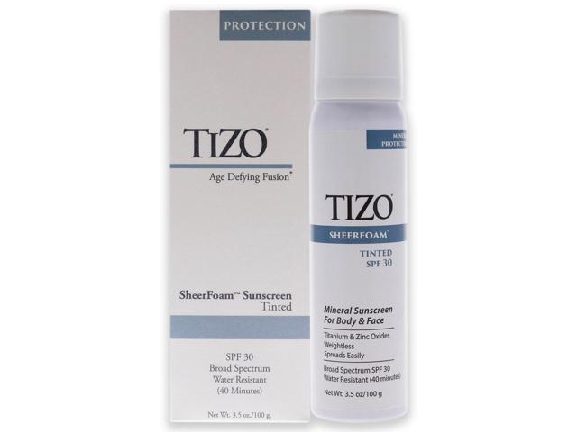 Click here for SheerFoam Body And Face Tinted SPF 30 by Tizo for... prices