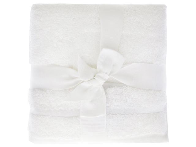 Click here for Bamboo Washcloths Set - White by Cariloha for Unis... prices