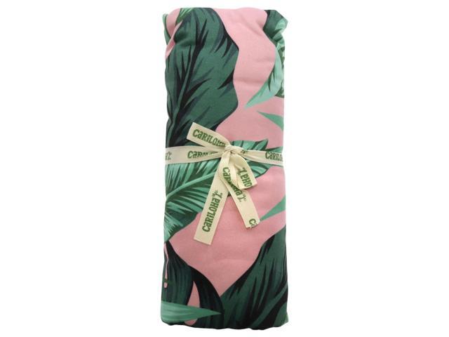 Click here for Round Bamboo Beach Towel - Palm Fern by Cariloha f... prices