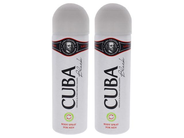 Click here for Cuba Black by Cuba for Men - 6.6 oz Body Spray - P... prices