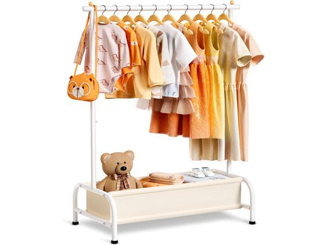 Click here for MISSLO Kids Clothing Rack with Basket Small Dress... prices