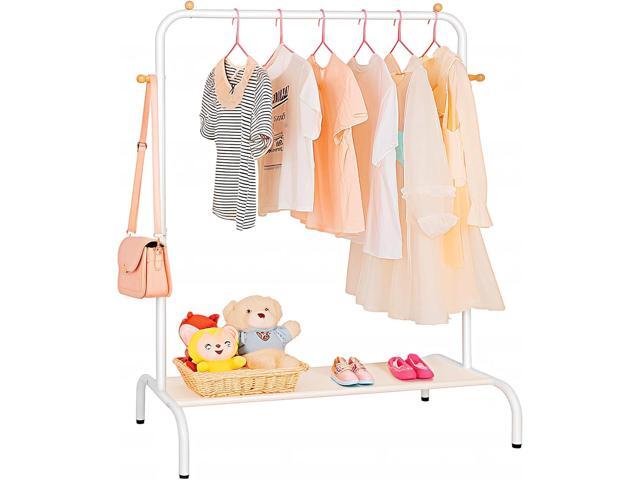 Click here for Kids Clothing Rack - Garment Rack with Bottom Stor... prices