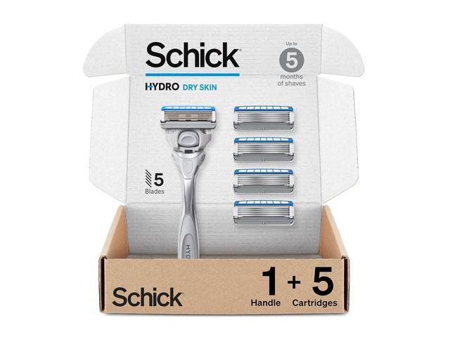 Click here for Schick Hydro Dry Skin Razor - 1 Handle with 5 Refi... prices