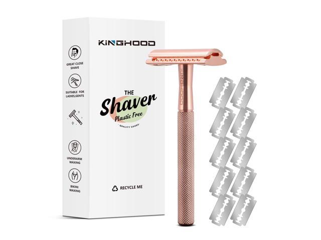 Click here for KINGHOOD Safety Razor Single Blade for Men with 10... prices